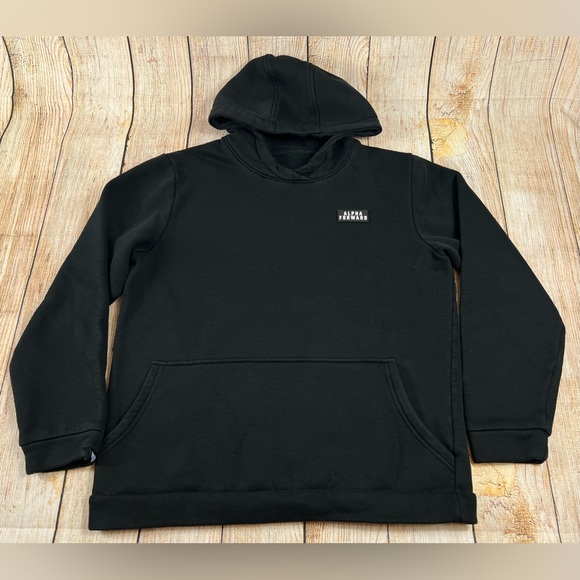 Alpha Forward | Tops | Alpha Forward Gym Hoodie Sweatshirt Black Medium ...